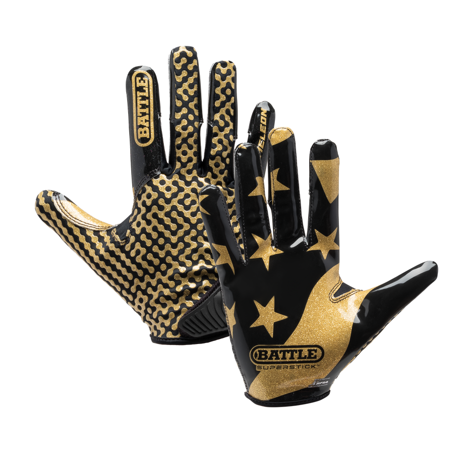 USA Chameleon Receiver Football Gloves | Battle Sports