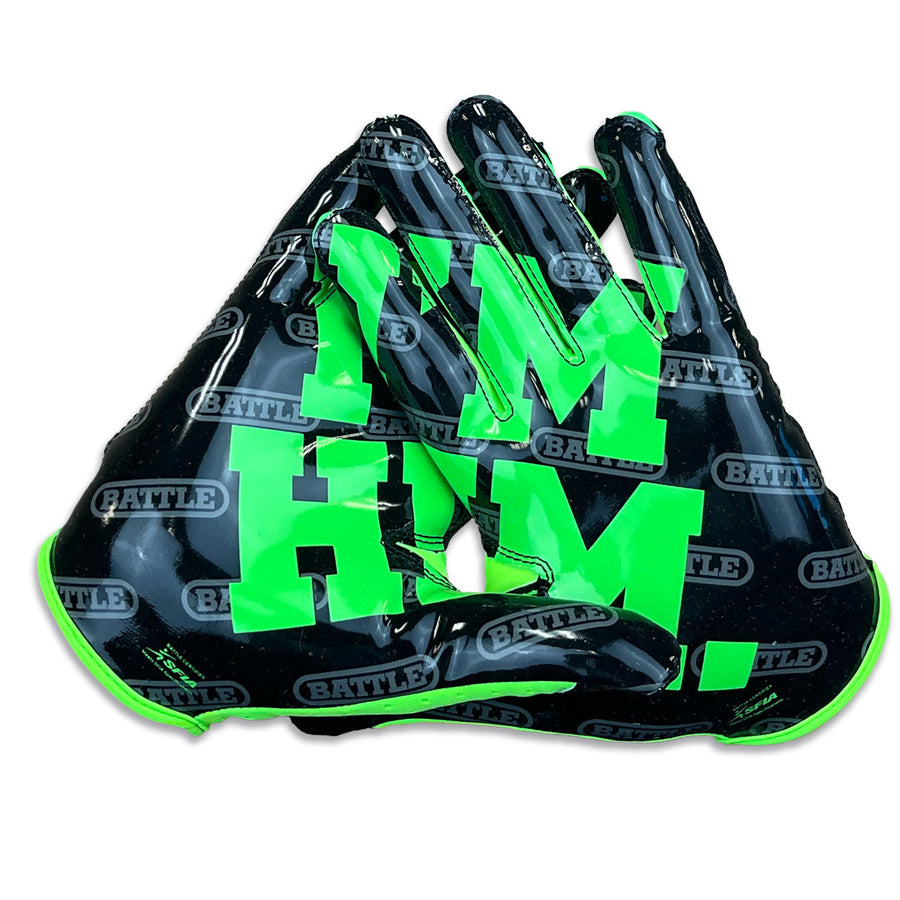 I'm Him Doom Speed Receiver Football Gloves | Battle Sports
