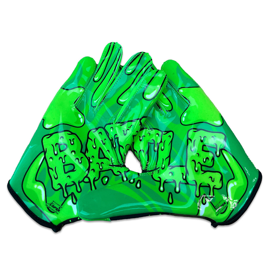 Slime Doom Speed Receiver Football Gloves | Battle Sports